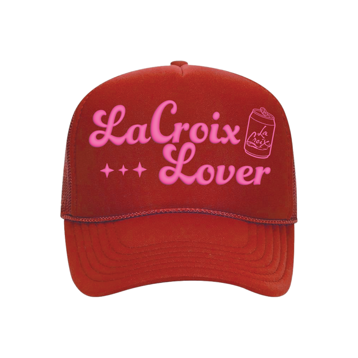 LaCroix Lover Hat – Berry Red Edition